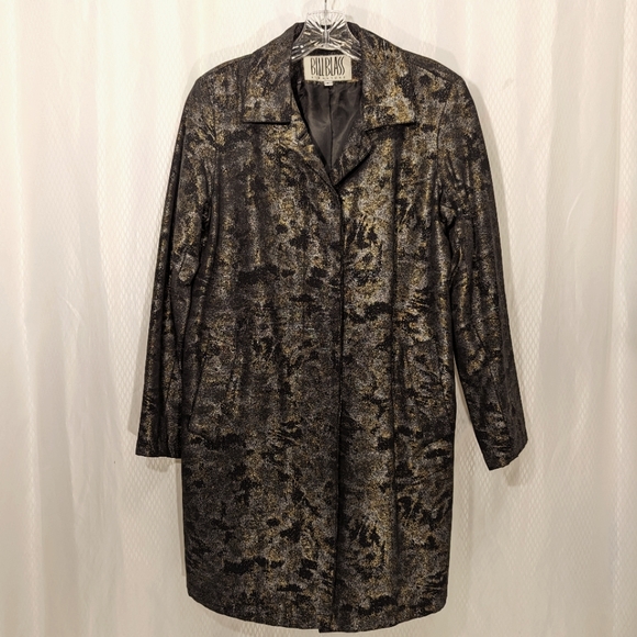 bill blass | Jackets & Coats | Vintage Bill Blass Signature Coat Black ...